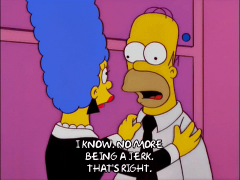 Sorry Homer Simpson GIF - Find & Share on GIPHY