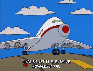 The Simpsons Outside Of An Airplane GIF - Find & Share on GIPHY