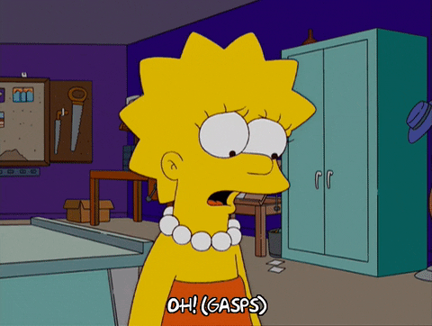 Scared Lisa Simpson GIF - Find & Share on GIPHY