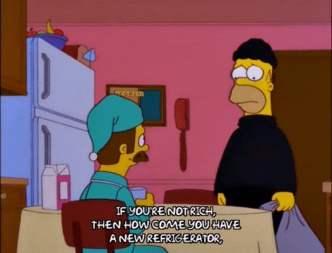 Pointing Out Homer Simpson GIF - Find & Share on GIPHY