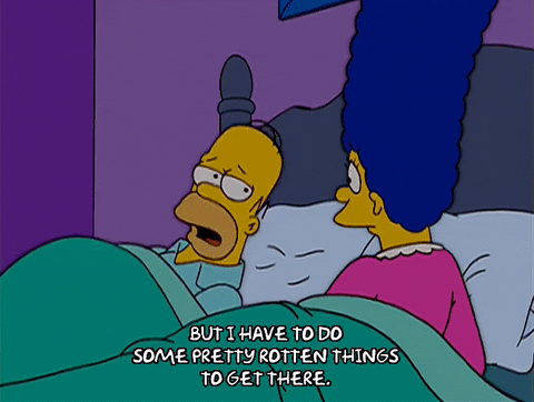 Tired Homer Simpson GIF - Find & Share on GIPHY