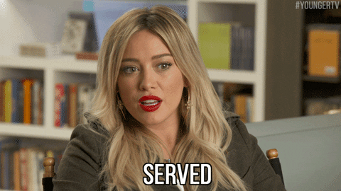 Hilary Duff Diss GIF by YoungerTV - Find & Share on GIPHY