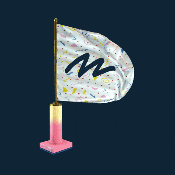 Animation Flag GIF by ELMØ - Find & Share on GIPHY