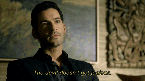 I Don'T Get Jealous Lucifer Morningstar GIF by Lucifer - Find & Share ...