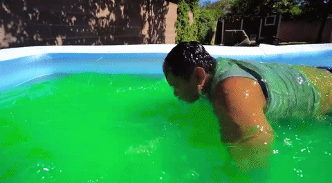 Slime Pool GIF by Guava Juice - Find & Share on GIPHY