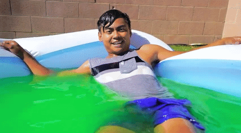 Slime Pool GIF by Guava Juice - Find & Share on GIPHY