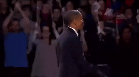 Barack Obama Hello GIF by Obama - Find & Share on GIPHY