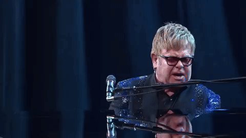 Diamondsday Wonderful Crazy Night Live GIF by Elton John - Find & Share ...