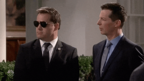 Secret Service Nbc GIF by Will & Grace - Find & Share on GIPHY