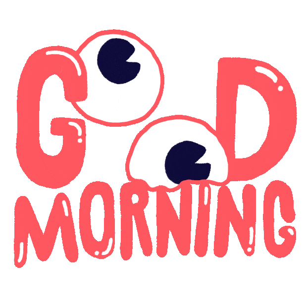 Good Morning Sticker by Parallel Teeth for iOS & Android | GIPHY