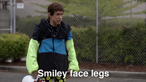 Season 4 Smiley Face Legs GIF by Portlandia - Find & Share on GIPHY