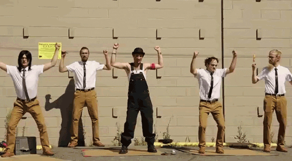 Face Off Dancing GIF by CraveTV - Find & Share on GIPHY