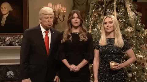 Donald Trump Christmas GIF by Saturday Night Live - Find & Share on GIPHY