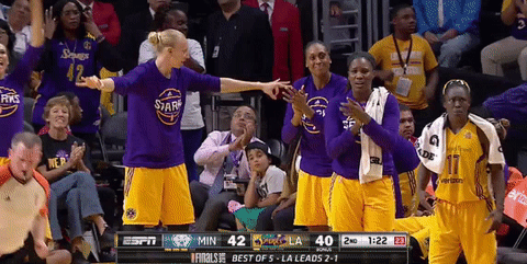 Game 4 Dancing GIF by WNBA - Find & Share on GIPHY