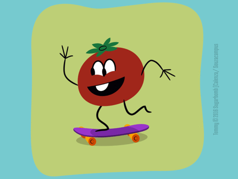 Cycle Tomato. Skate GIF by Souzacampus - Find & Share on GIPHY