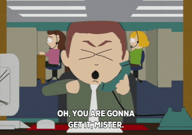 Telephone Yelling GIF by South Park - Find & Share on GIPHY