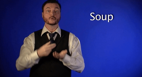Sign Language Soup GIF by Sign with Robert - Find & Share on GIPHY