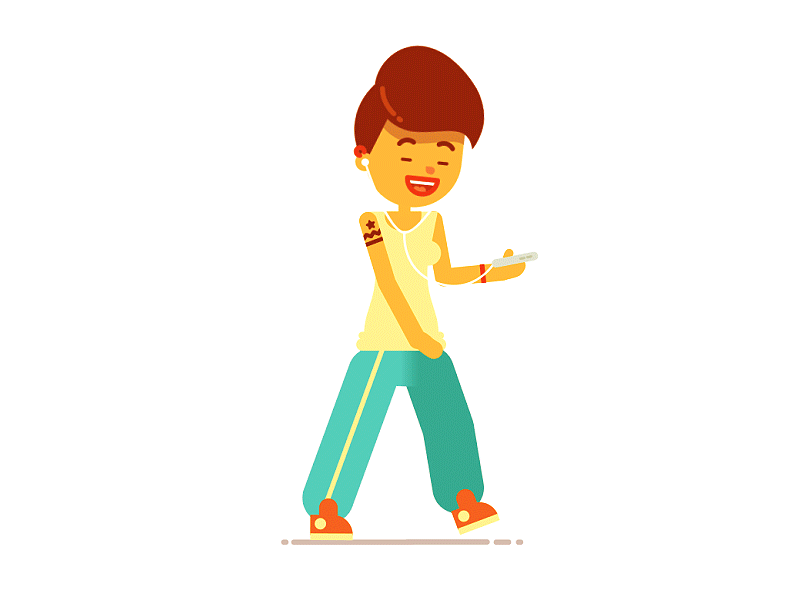 Happy Fun GIF by Tony Babel - Find & Share on GIPHY
