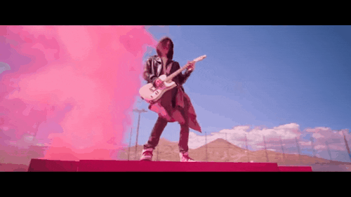 Pink Guitar GIF by Columbia Records - Find & Share on GIPHY