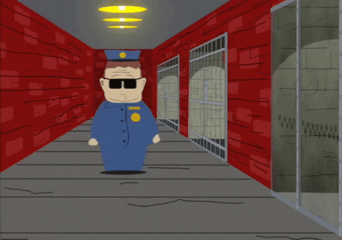 Jail Officer Barbrady GIF by South Park - Find & Share on GIPHY