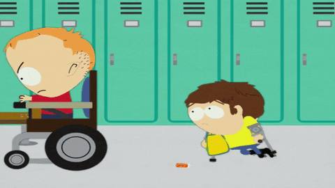 Jimmy Valmer Wheelchair GIF by South Park - Find & Share on GIPHY