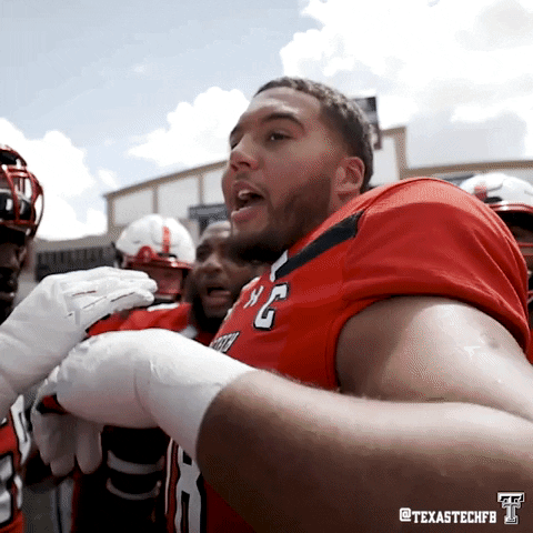 Texas Tech Terence Steele GIF by Texas Tech Football - Find & Share on ...