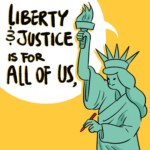 Statue Of Liberty Protest GIF by Creative Courage - Find & Share on GIPHY