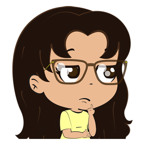 Girl Think Sticker for iOS & Android | GIPHY