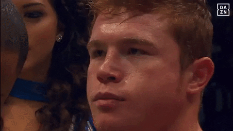 Staring Canelo Alvarez GIF by DAZN USA - Find & Share on GIPHY