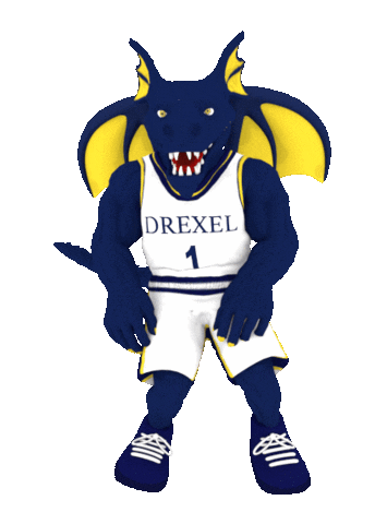Drexel Dragons Looks Sticker by AFFOA for iOS & Android | GIPHY