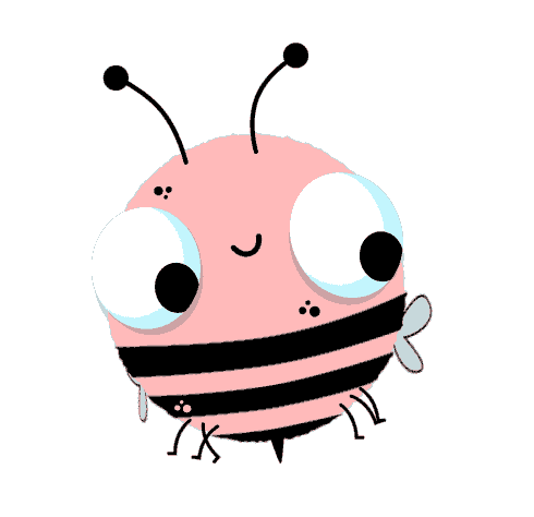 Happy Bee Sticker for iOS & Android | GIPHY