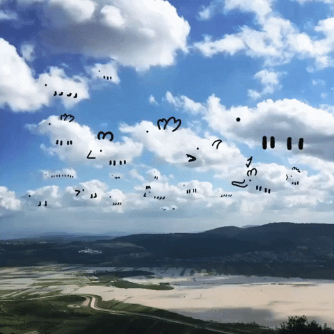 Clouds Love GIF by Animals Facing Left - Find & Share on GIPHY