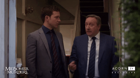 Standing Midsomer Murders GIF by Acorn TV - Find & Share on GIPHY