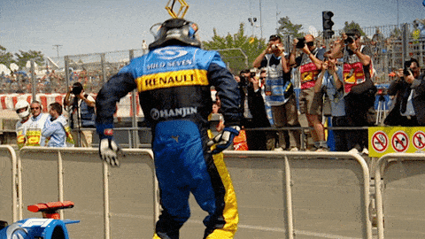 Fernando Alonso Dance GIF by Formula 1 - Find & Share on GIPHY