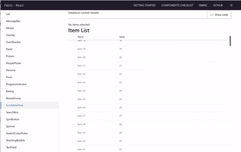 'DetailsList Locked Header' bug with horizontal scroll · Issue #4890 · microsoft/fluentui · GitHub