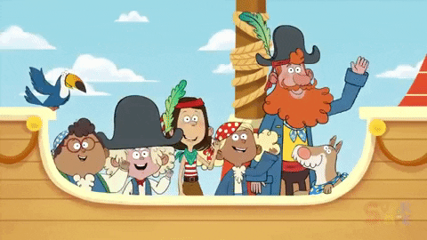 Pirates GIF by Super Simple - Find & Share on GIPHY