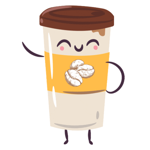 Coffee Caffeine Sticker by Kaffeinated Festival for iOS & Android | GIPHY