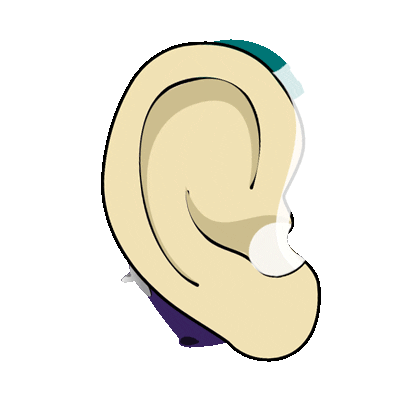 Ear Hearing Sticker by Phonak for iOS & Android | GIPHY