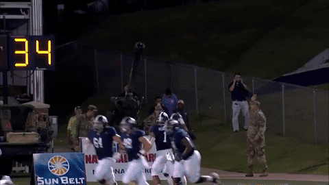 Football Touchdown GIF by Georgia Southern Athletics - Find & Share on ...