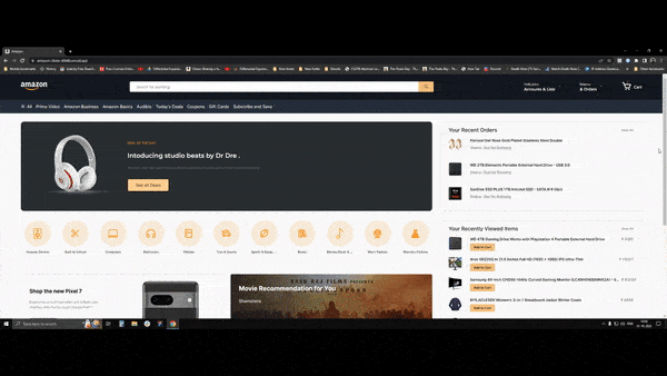 Github Dibkbamazon Clone