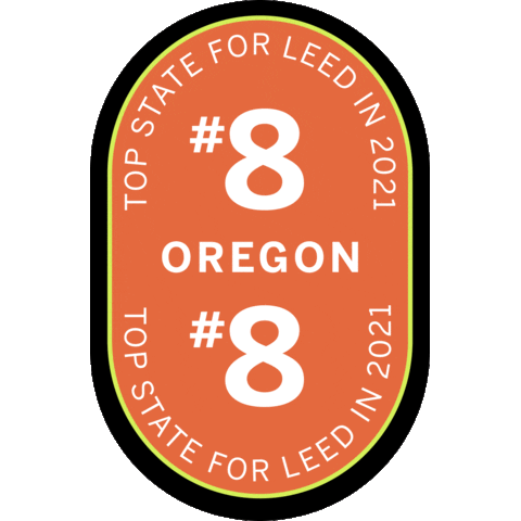 Oregon Leed Sticker by U.S. Green Building Council for iOS & Android ...