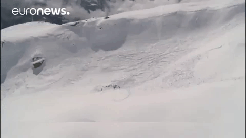 Avalanche GIF by euronews - Find & Share on GIPHY