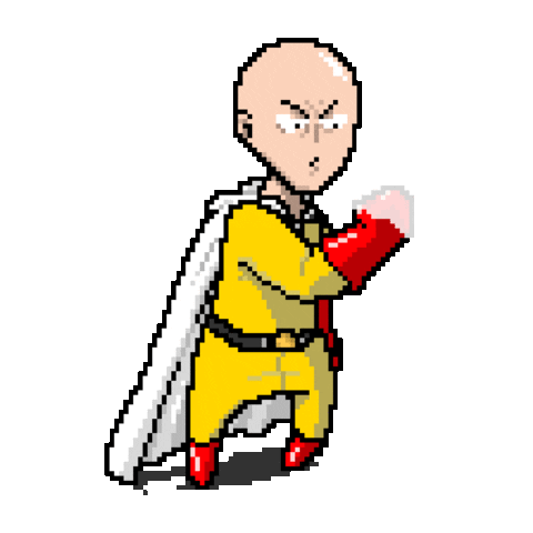 Angry One Punch Man Sticker for iOS & Android | GIPHY