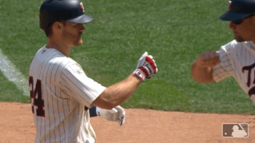 Fist Bump GIF by MLB - Find & Share on GIPHY