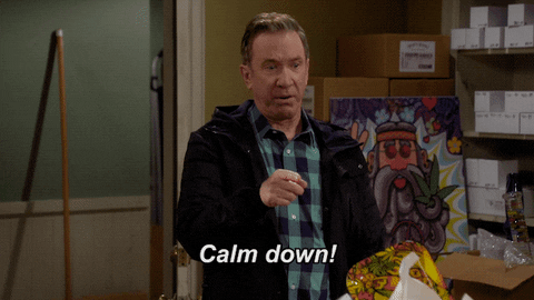 Calm Down Fox Tv GIF by Last Man Standing - Find & Share on GIPHY