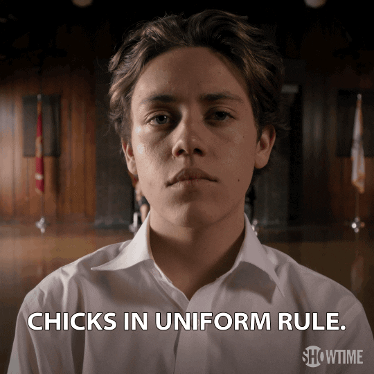 Episode 5 Chicks In Uniform Rule GIF by Shameless - Find & Share on GIPHY