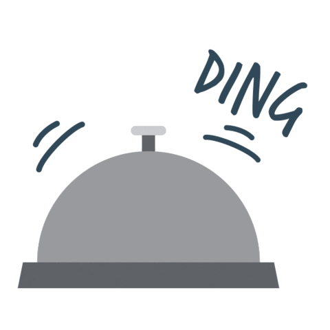 Ding Dong Bell Sticker by Aeroplan for iOS & Android | GIPHY