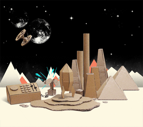 Space Cardboard GIF - Find & Share on GIPHY