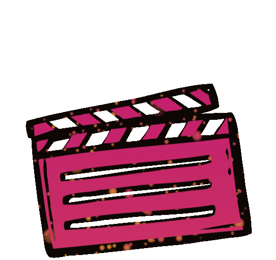 Youtube Clapperboard Sticker by Mega Space Brasil for iOS & Android | GIPHY