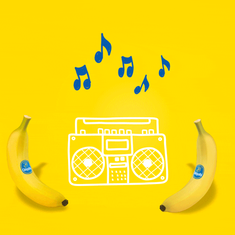 Dance Jamming GIF by Chiquita - Find & Share on GIPHY